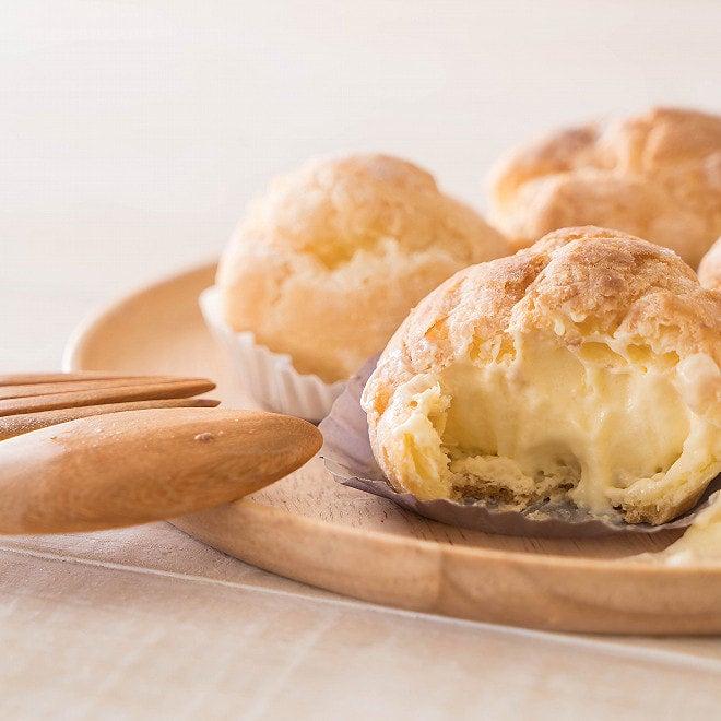 🇮🇹 10 Plain Profiteroles/Choux (Cream Puffs Filled w/ Vanilla Cream) by ...